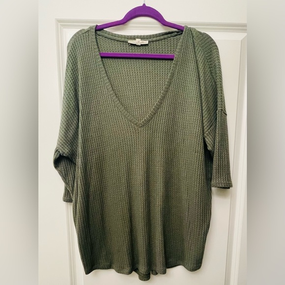 Express | Tops | Nwot Express Waffle Knit Top | Poshmark
